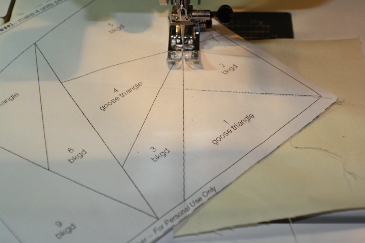 Distant Pickles: Paper Piecing Tutorial (or quilting by numbers as I ...